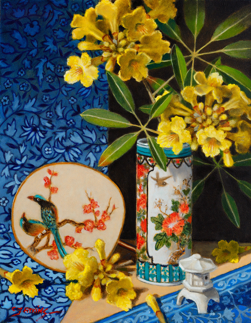 Christine Atkins - Flowers from the Tree of Gold – Red Hill Gallery