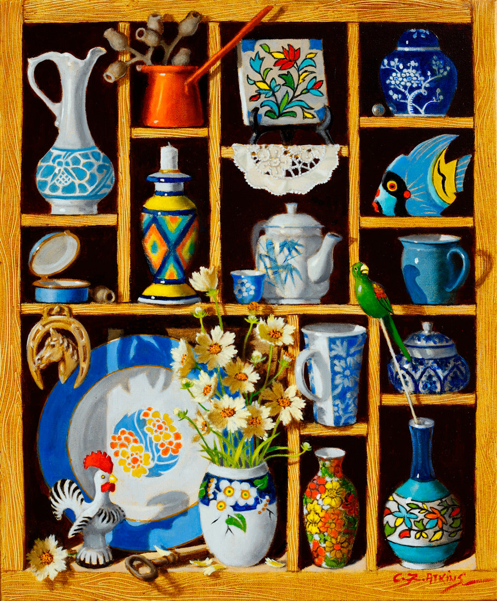 Christine Atkins - Shelves – Red Hill Gallery