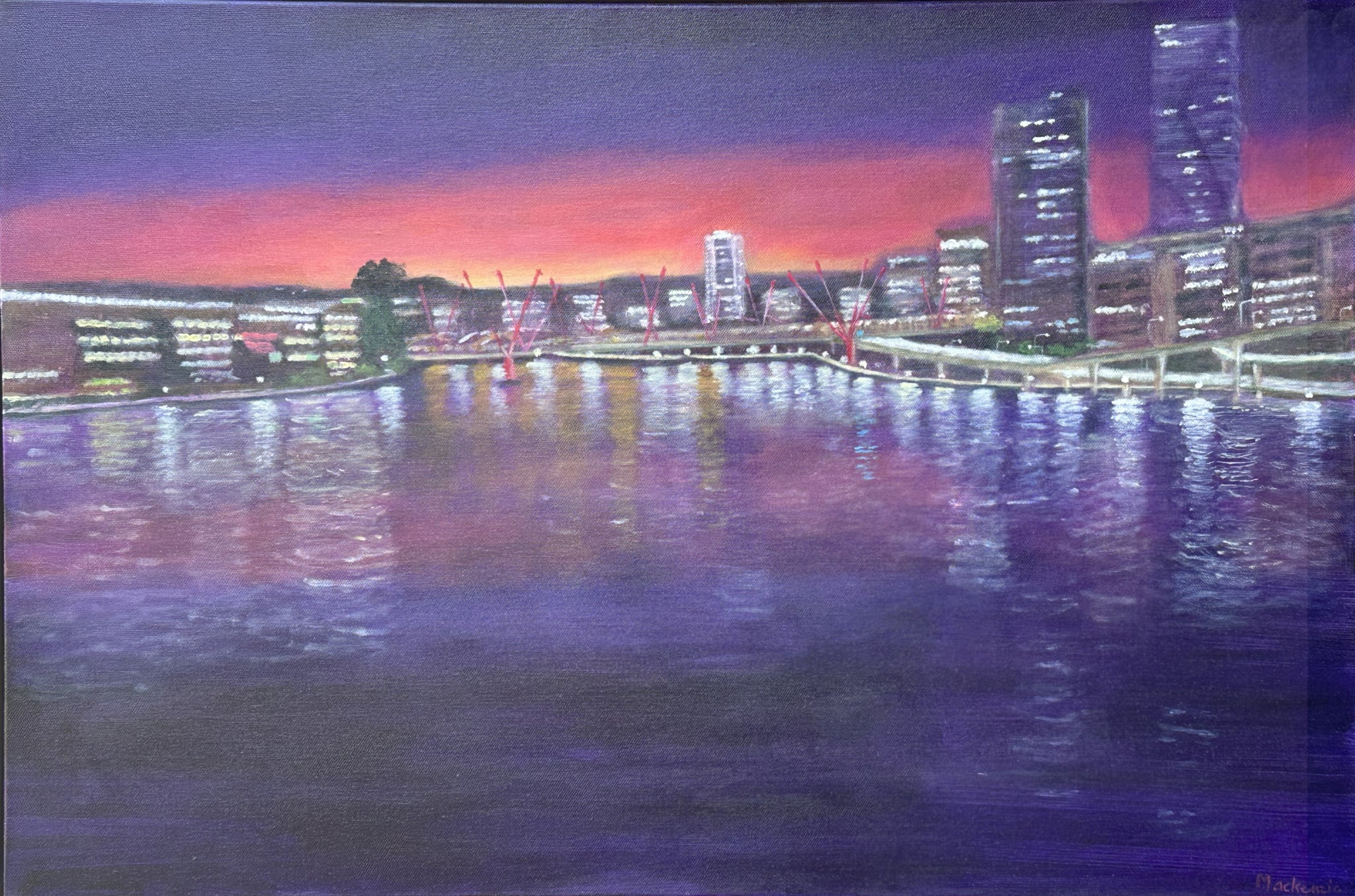 Geraldine Mackenzie - River of Lights – Red Hill Gallery