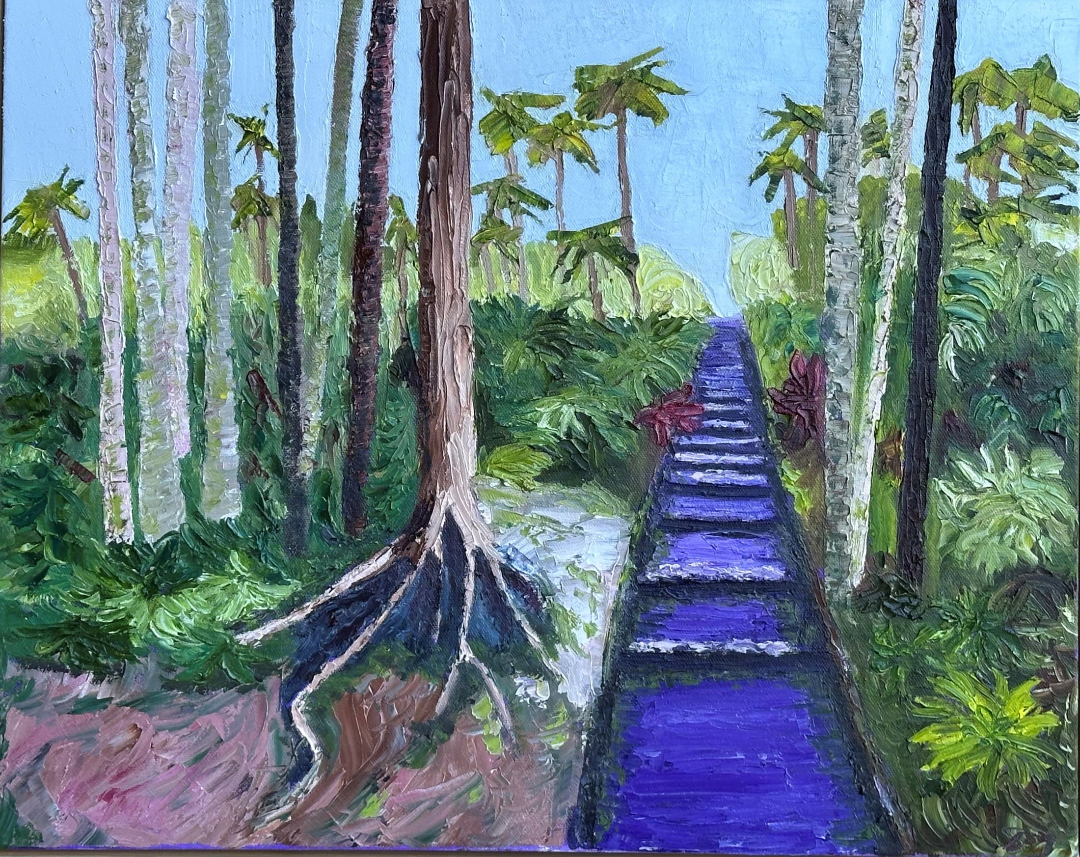 Geraldine Mackenzie - Secret Path, City Gardens – Red Hill Gallery