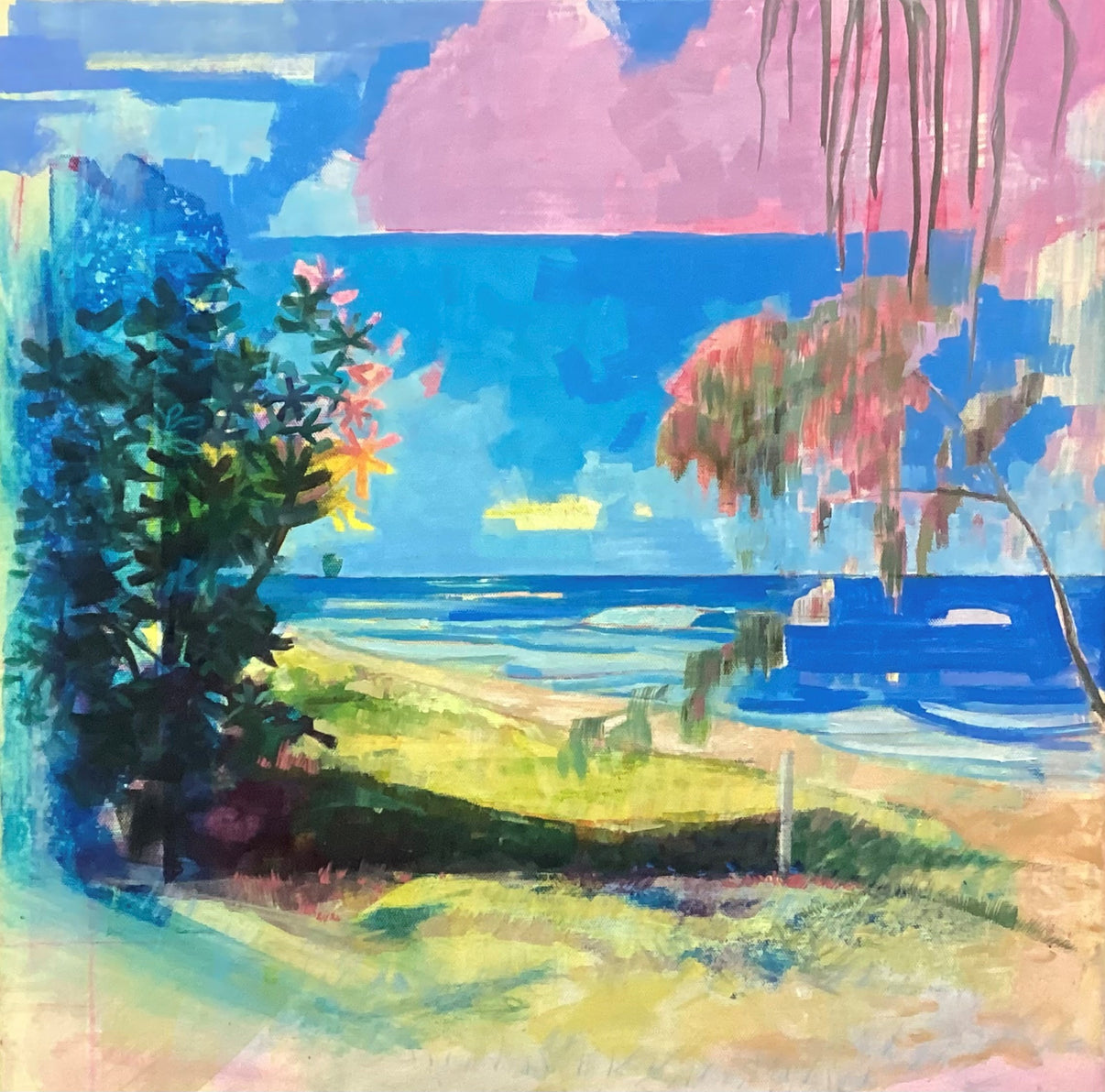 Nick Olsen - Sunshine Beach Blue – Red Hill Gallery